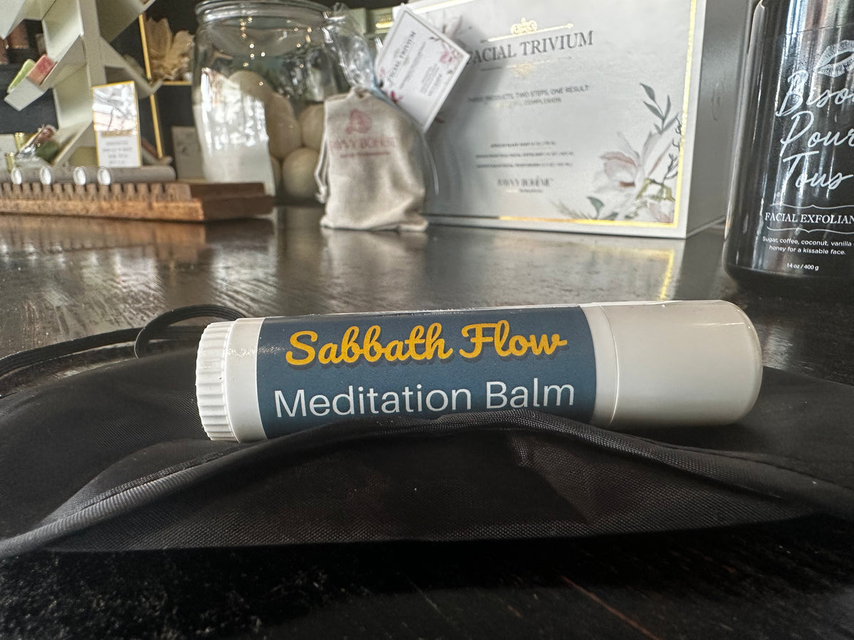 Sabbath Flow Meditation Balm + disposable eye mask | Savvy Boheme